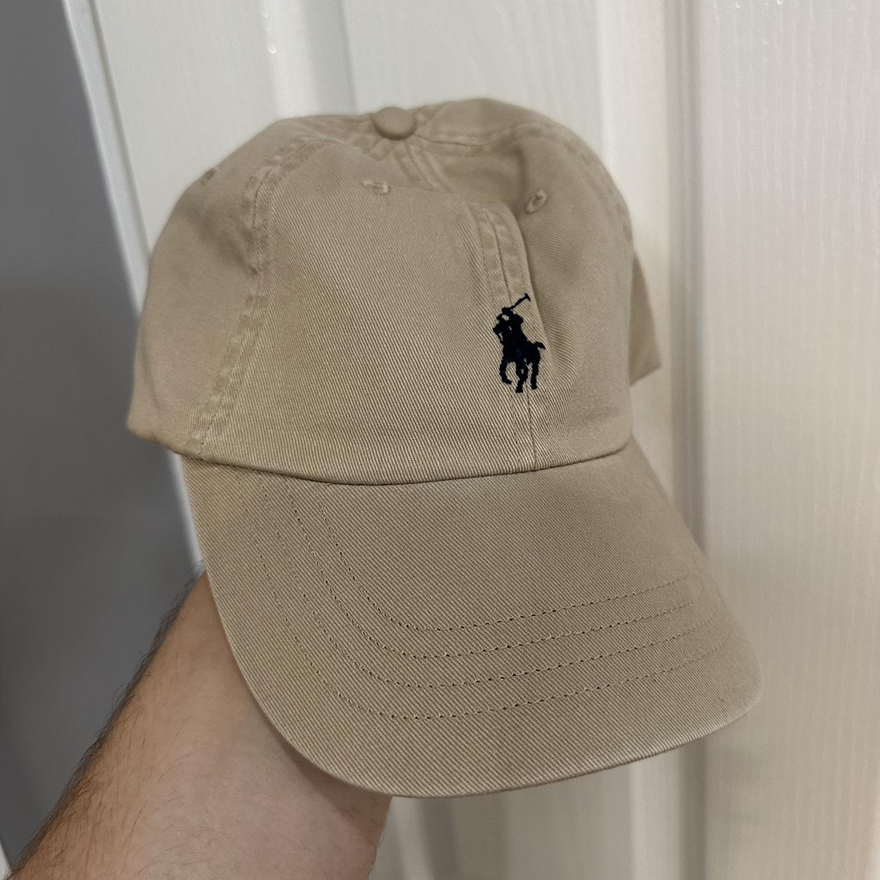 Ralph Lauren Twill Beige Tan Baseball Cap Brand... - Depop