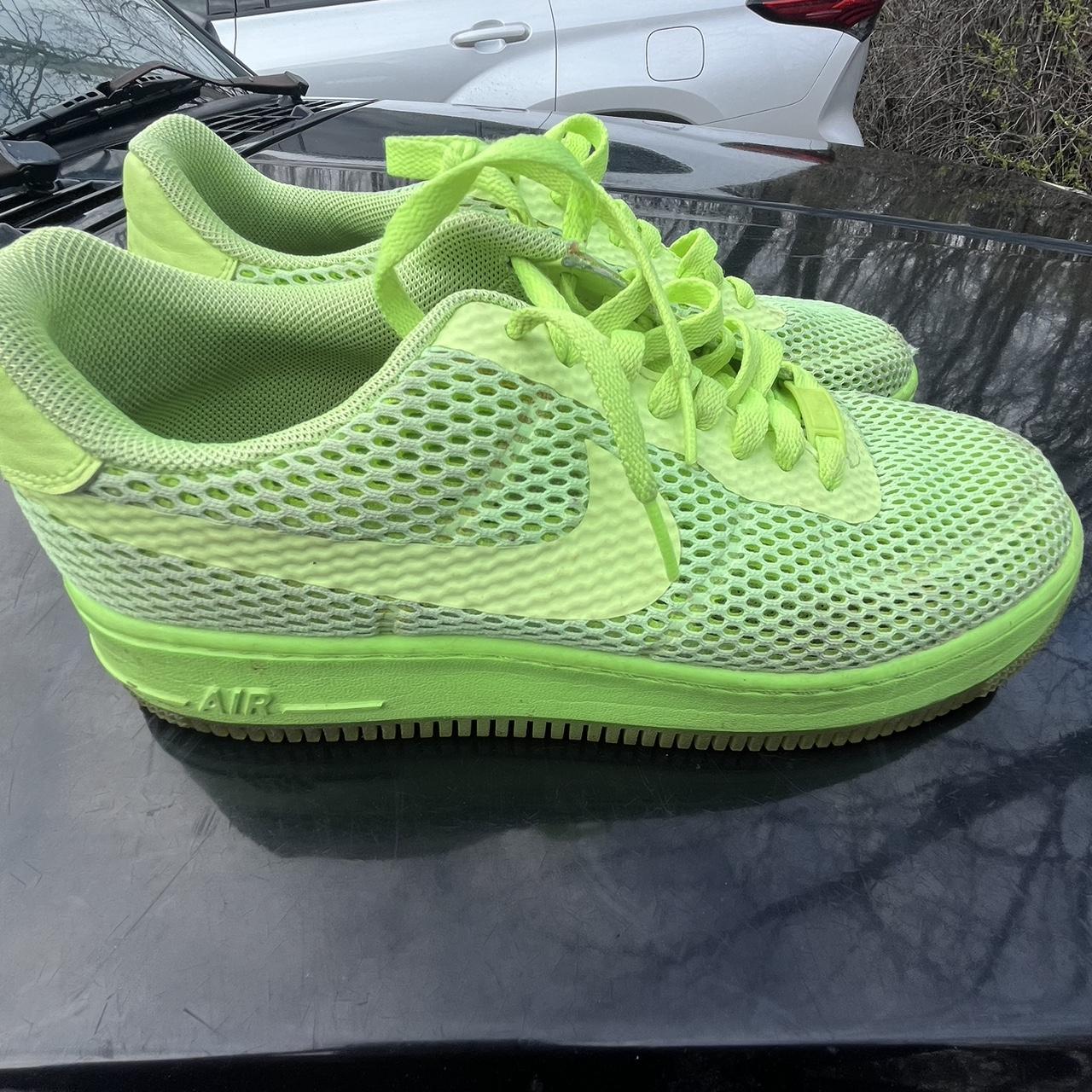 Nike Flyknit Air Forces. - Depop