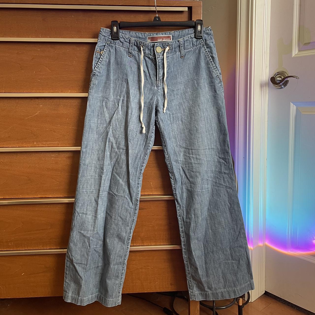 Low rise beach jeans by Gap 100% cotton. Complete... - Depop