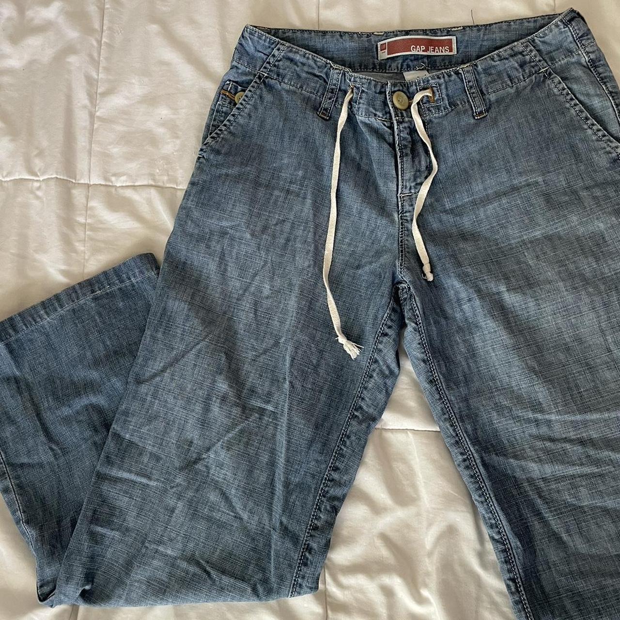 Low rise beach jeans by Gap 100% cotton. Complete... - Depop