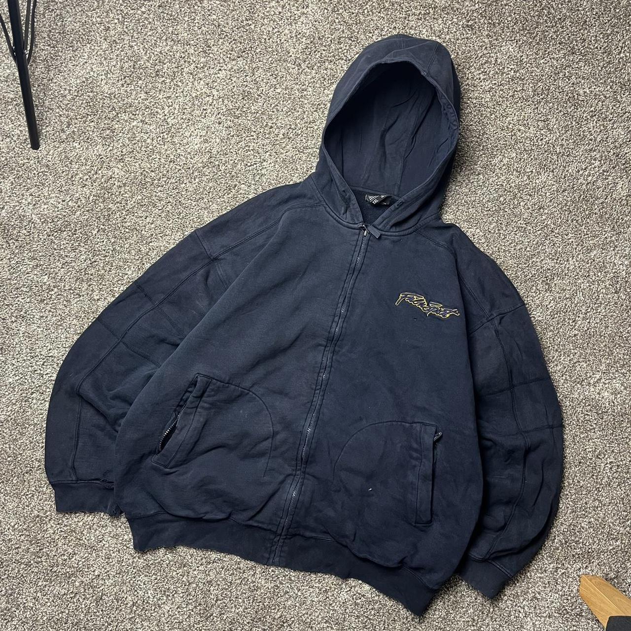 vintage 90s fubu sport script logo heavyweight... - Depop