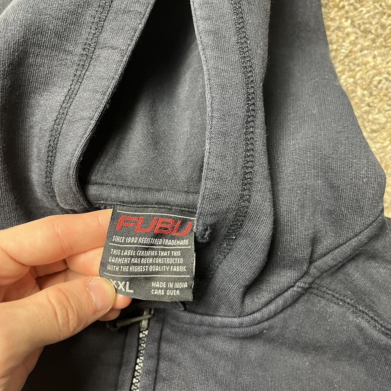 vintage 90s fubu sport script logo heavyweight... - Depop