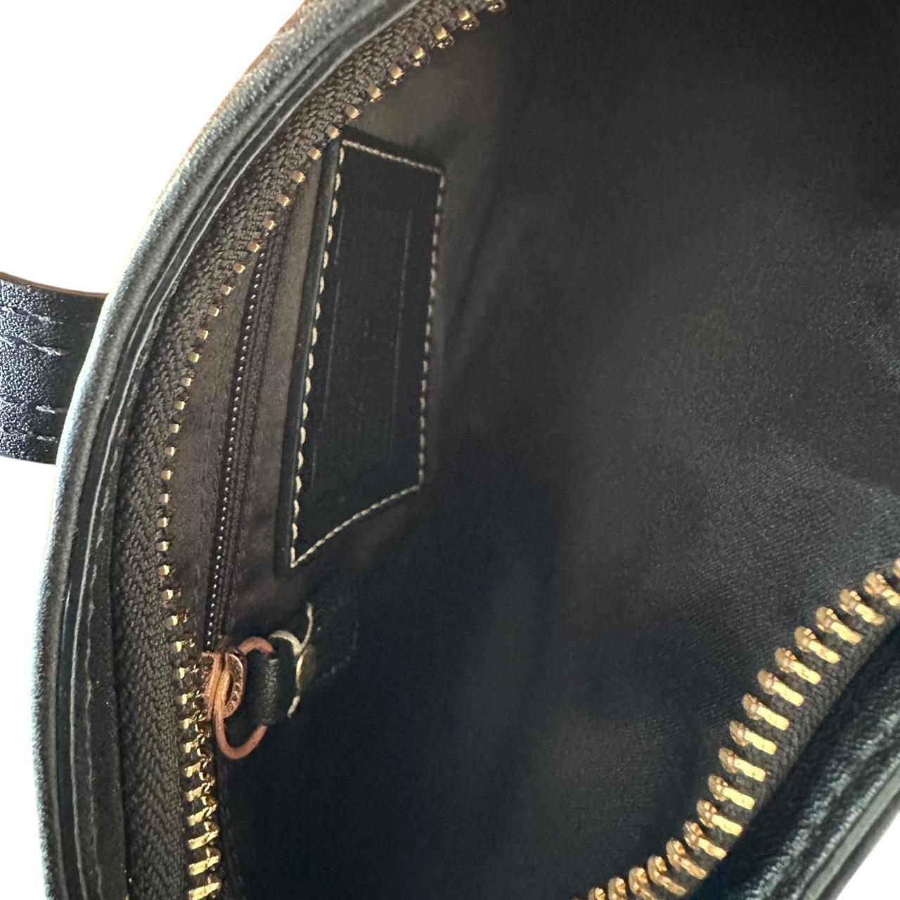 Vintage Coach Hampton pebbled leather small hobo... | Depop