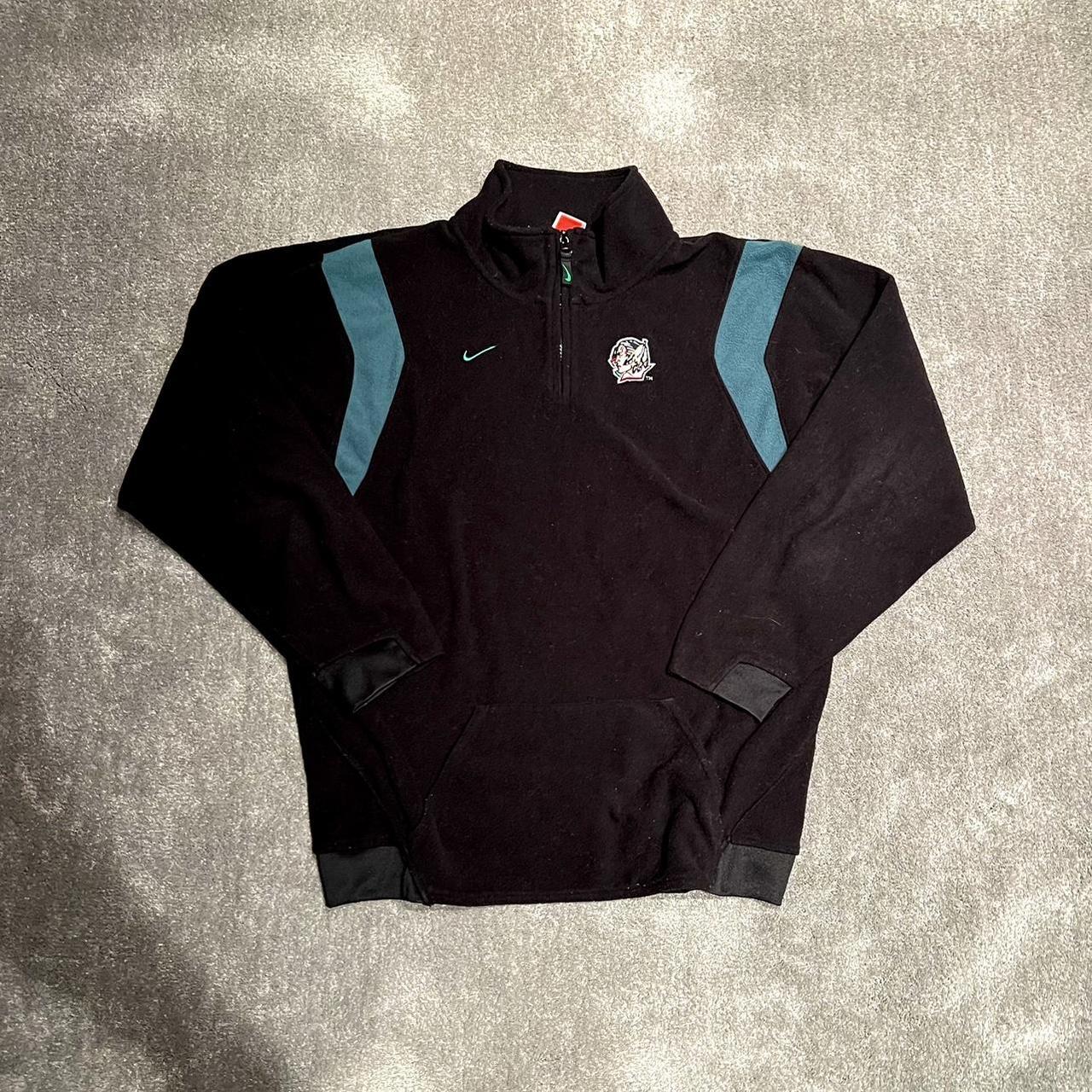 felpa nike vintage 90's in pile pullover... - Depop