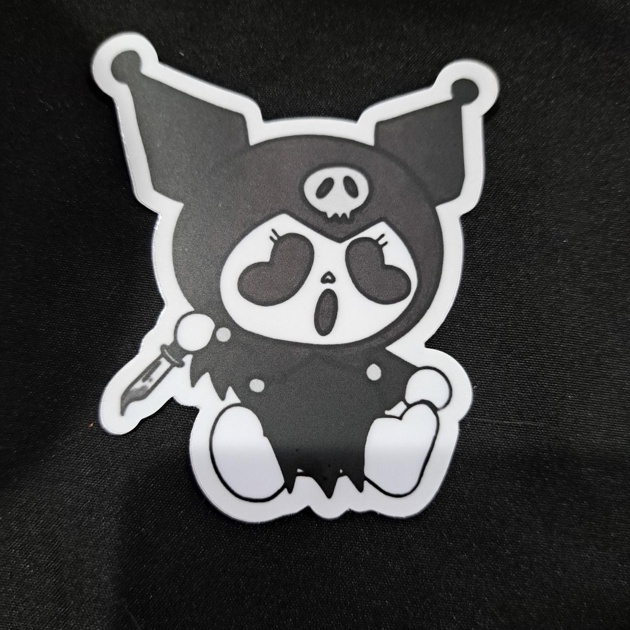 Ghost face kuromi waterproof sticker. #sanrio... - Depop