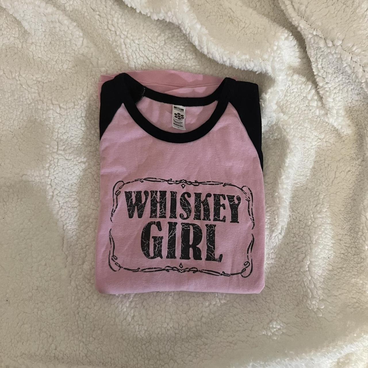 American Apparel Pink Raglan Tee - Depop