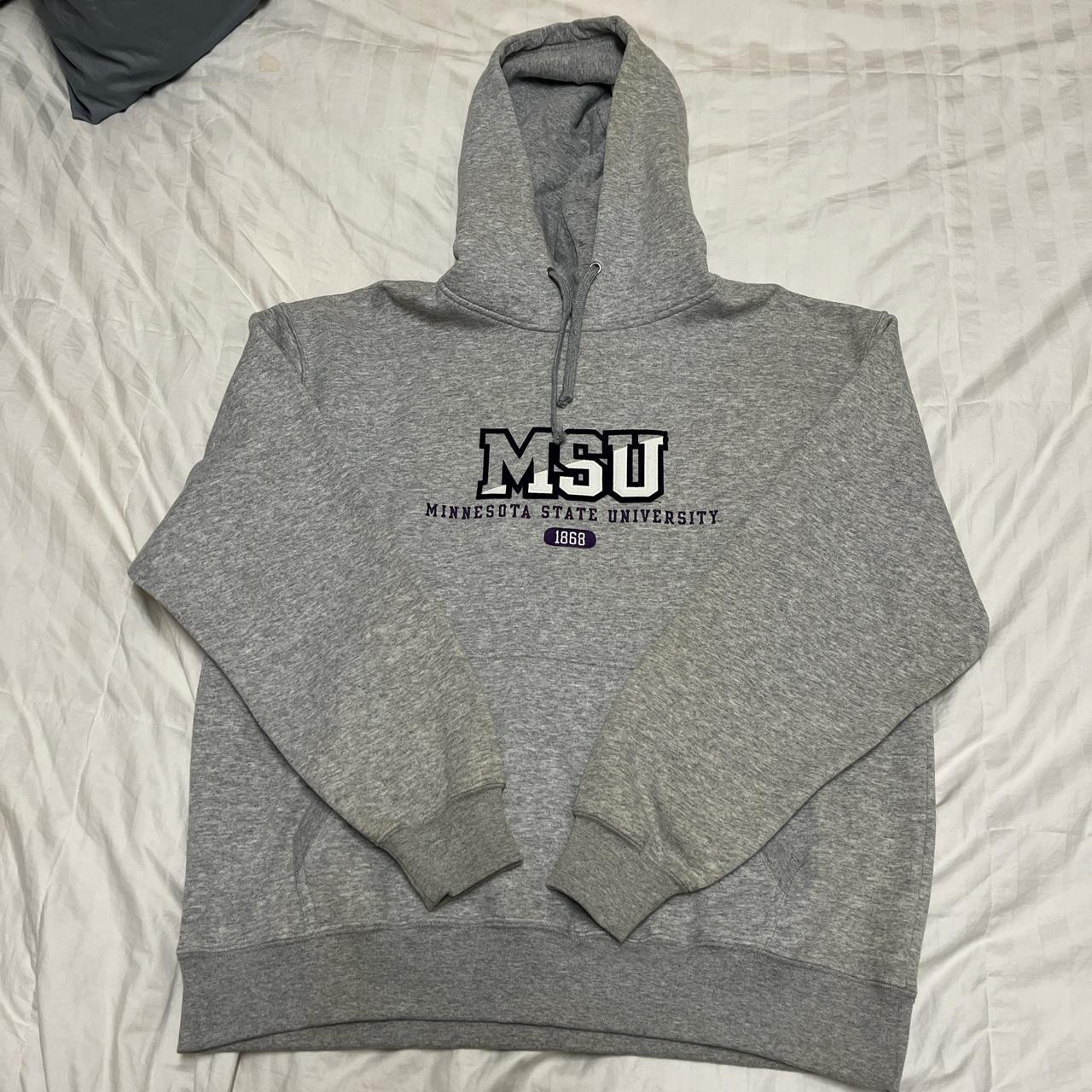 Embroidered Center Design Super soft MSU Hoodie.... - Depop