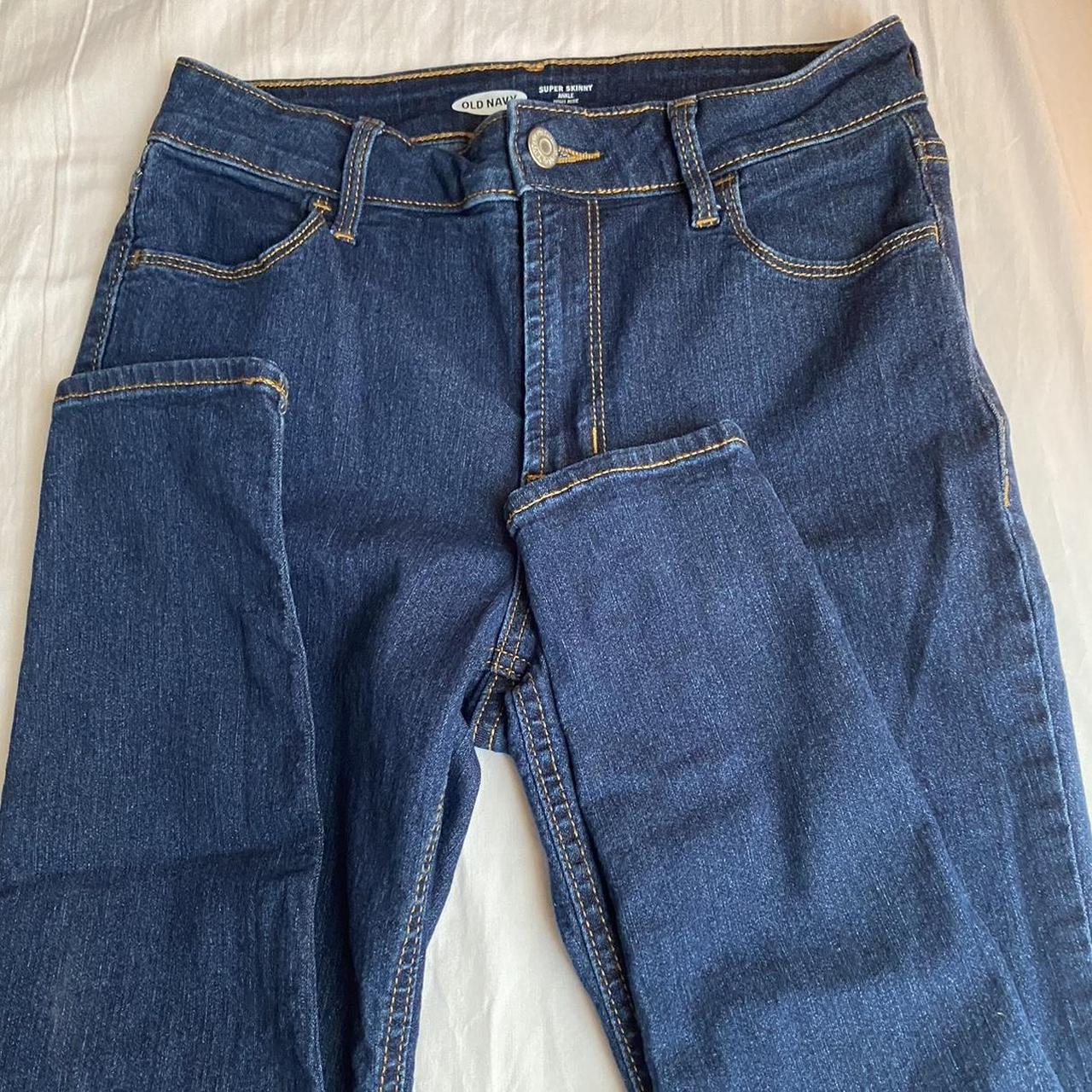 Old Navy Blue Jeans⭐️ Brand New, Skinny ankle High... - Depop