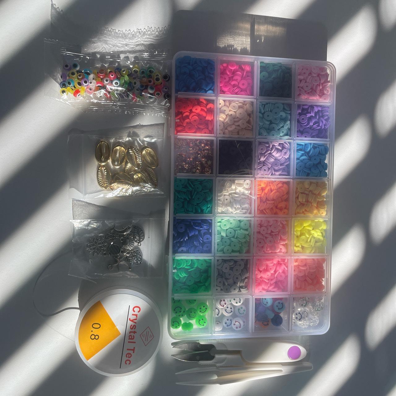 CLAY BEAD BRACELET MAKING KIT - $17 from amazon the... - Depop