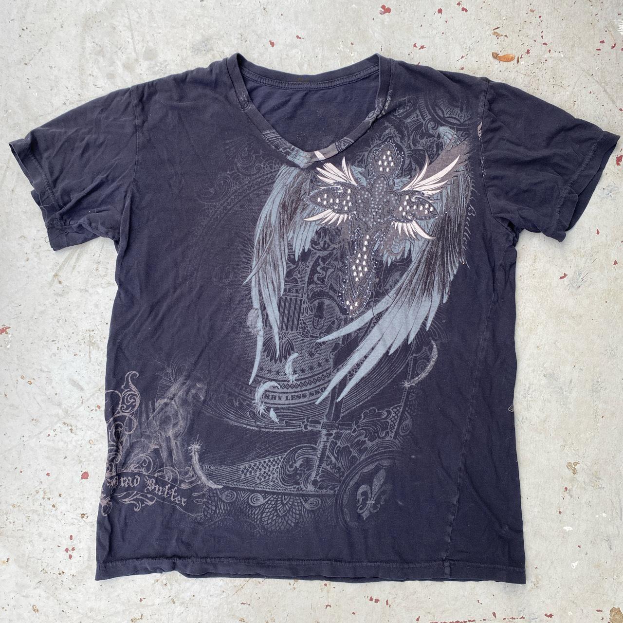 Brad butter affliction shirt #affliction #mallgoth... - Depop