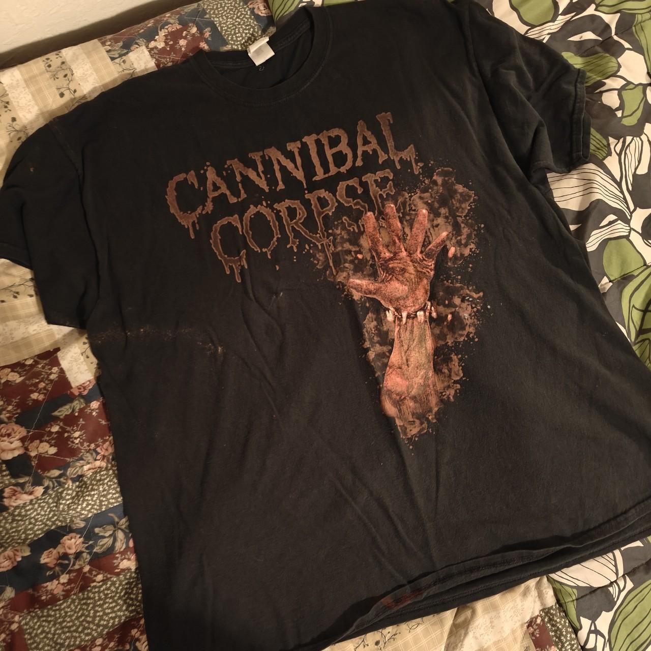 Red Before Black Cannibal Corpse band tee XXL ... | Depop