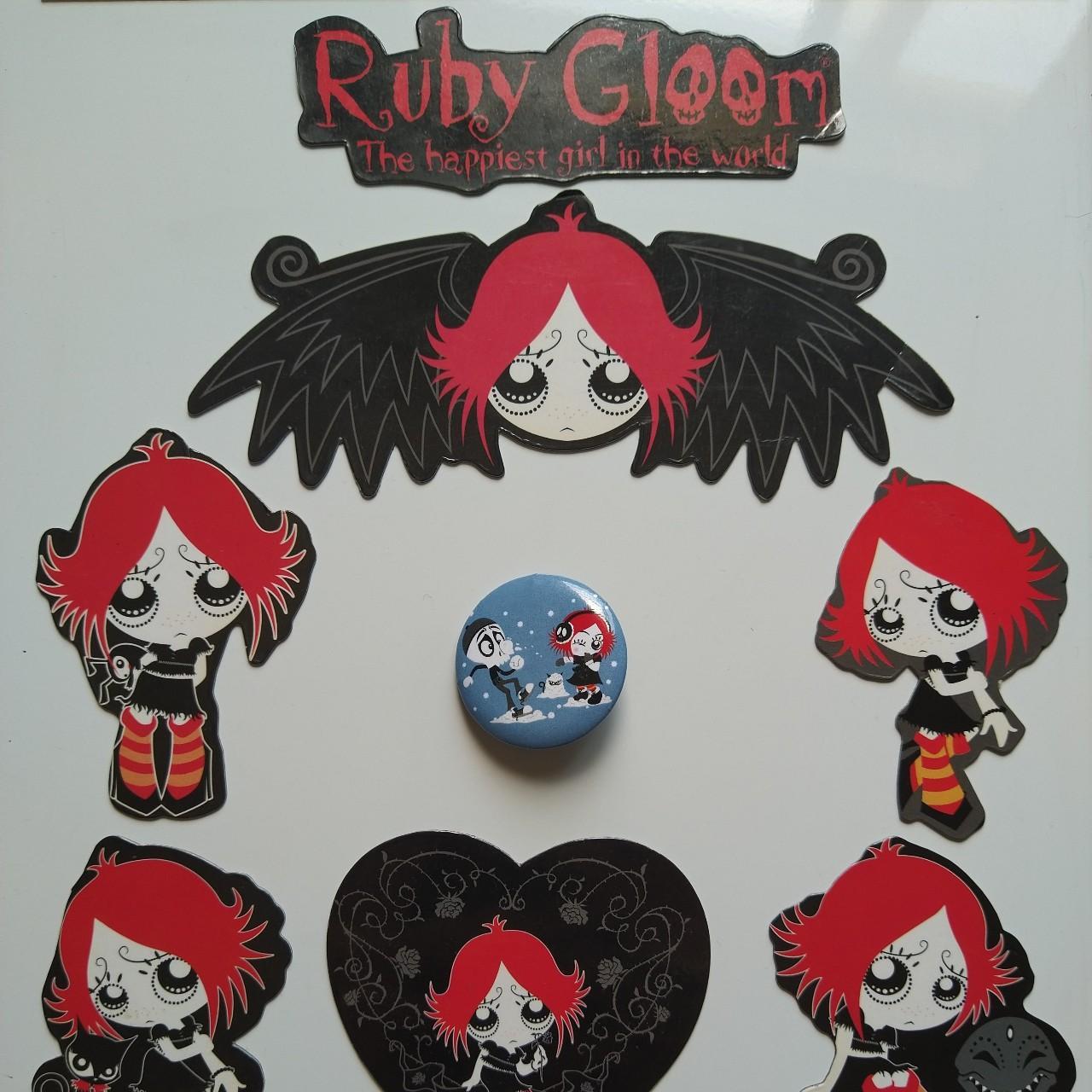 Vintage Y2K Ruby Gloom Magnets Hot Topic Mall Goth... - Depop