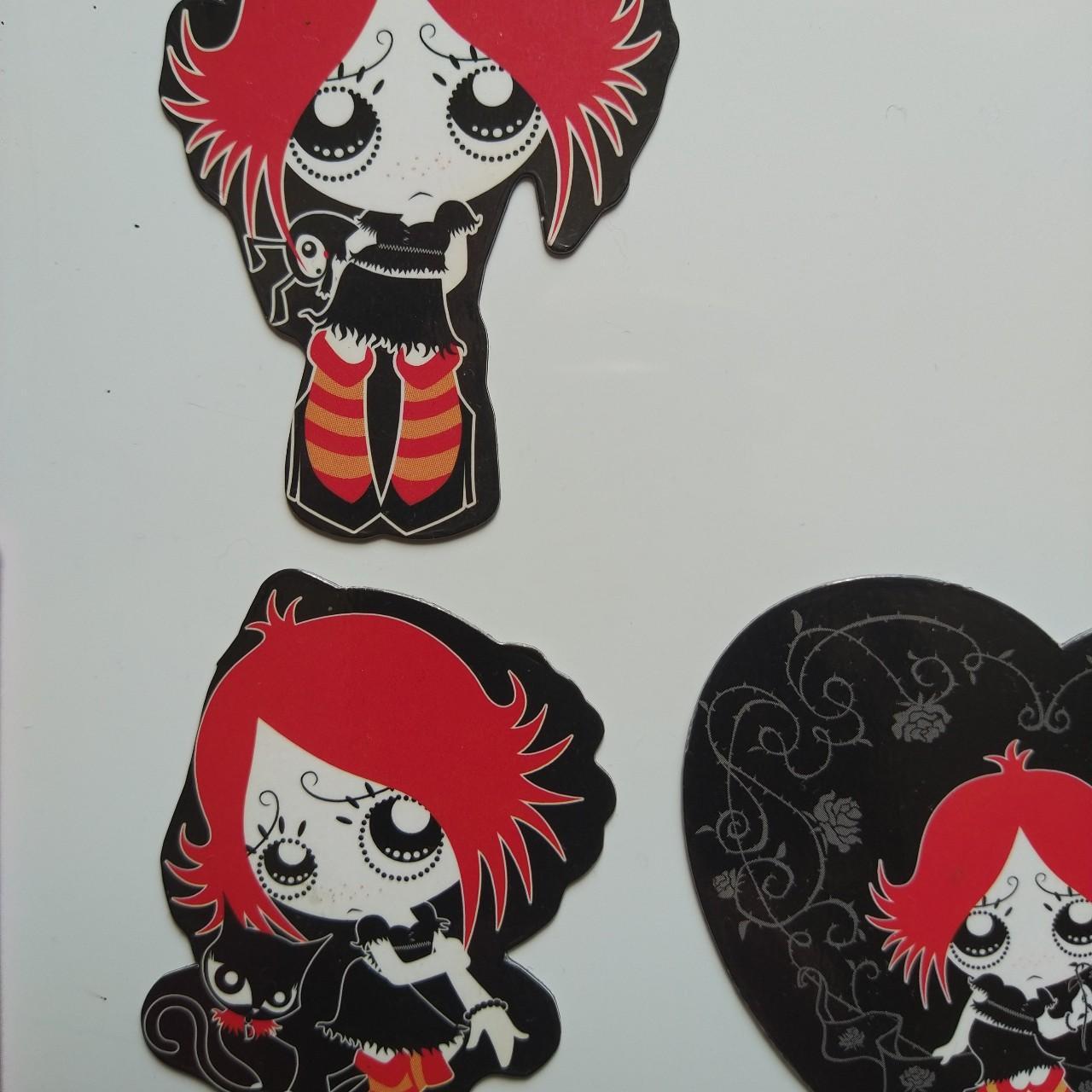 Vintage Y2K Ruby Gloom Magnets Hot Topic Mall Goth... - Depop