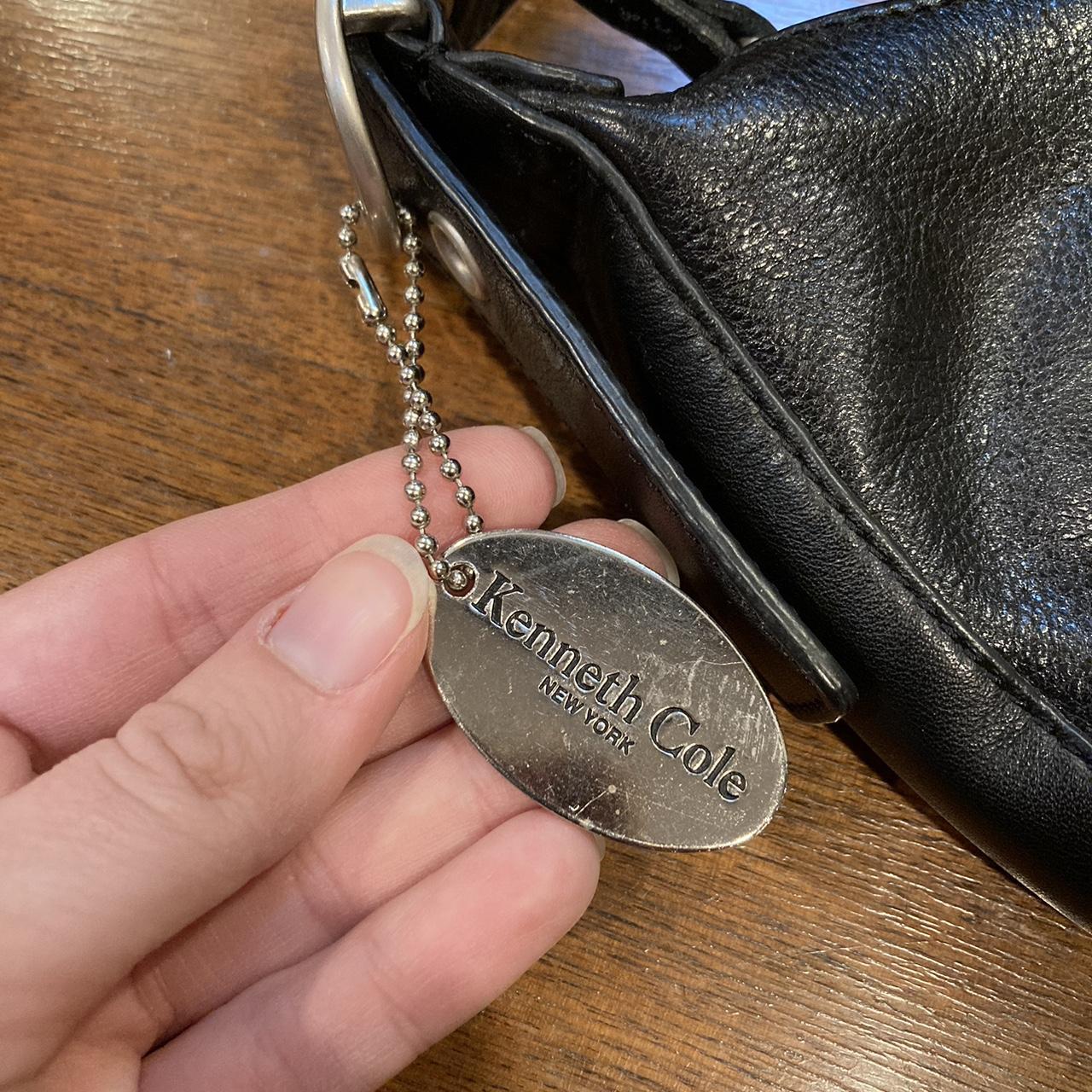 vintage kenneth cole bag genuine leather no... - Depop