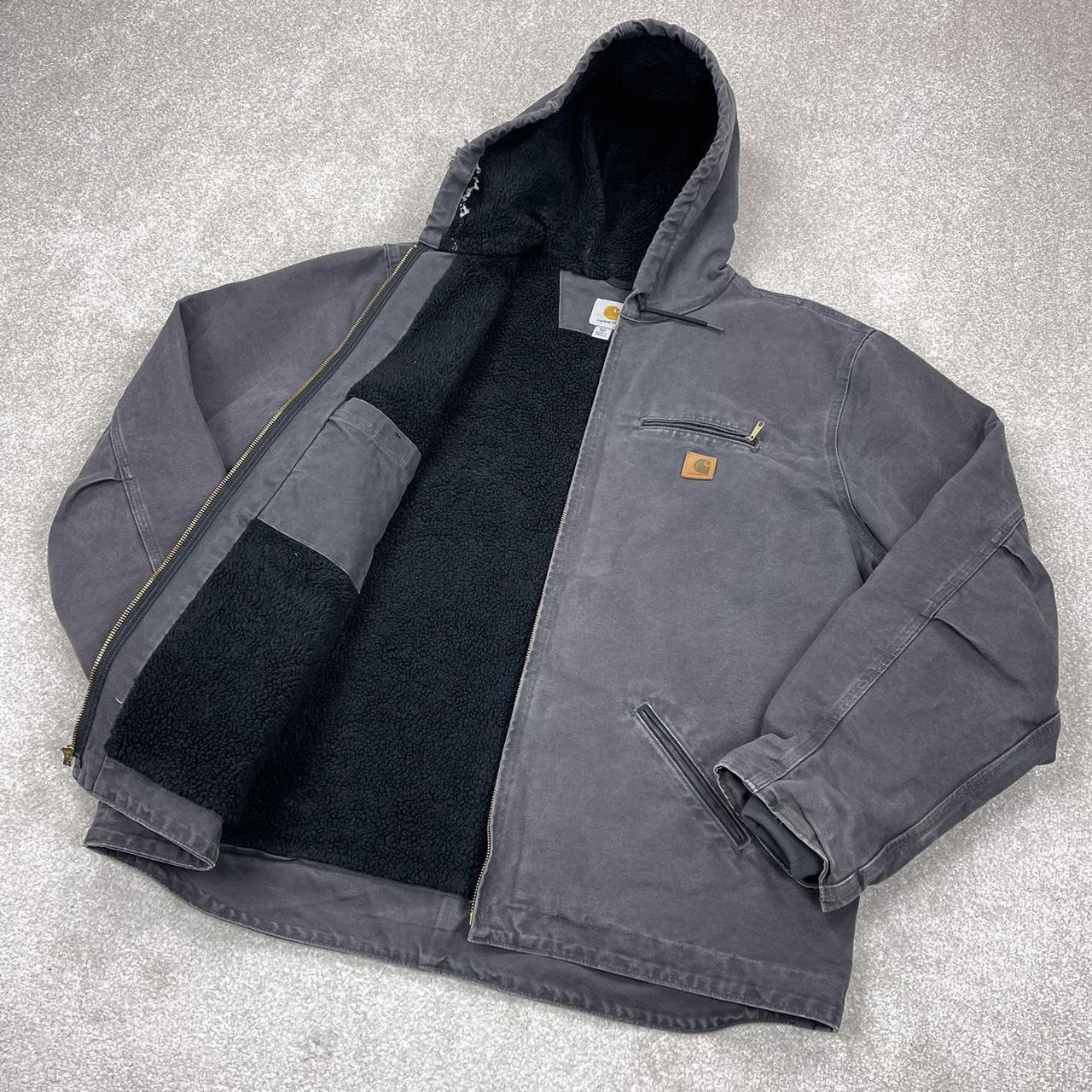 Carhartt Men's Grey Jacket | Depop