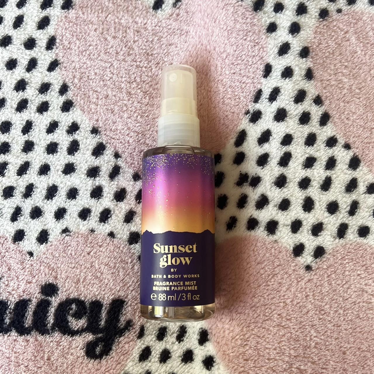 bath and body works sunset glow mini body mist, very... - Depop