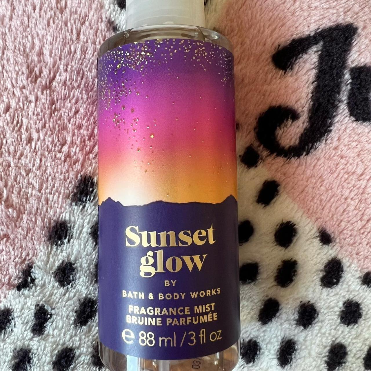 bath and body works sunset glow mini body mist, very... - Depop