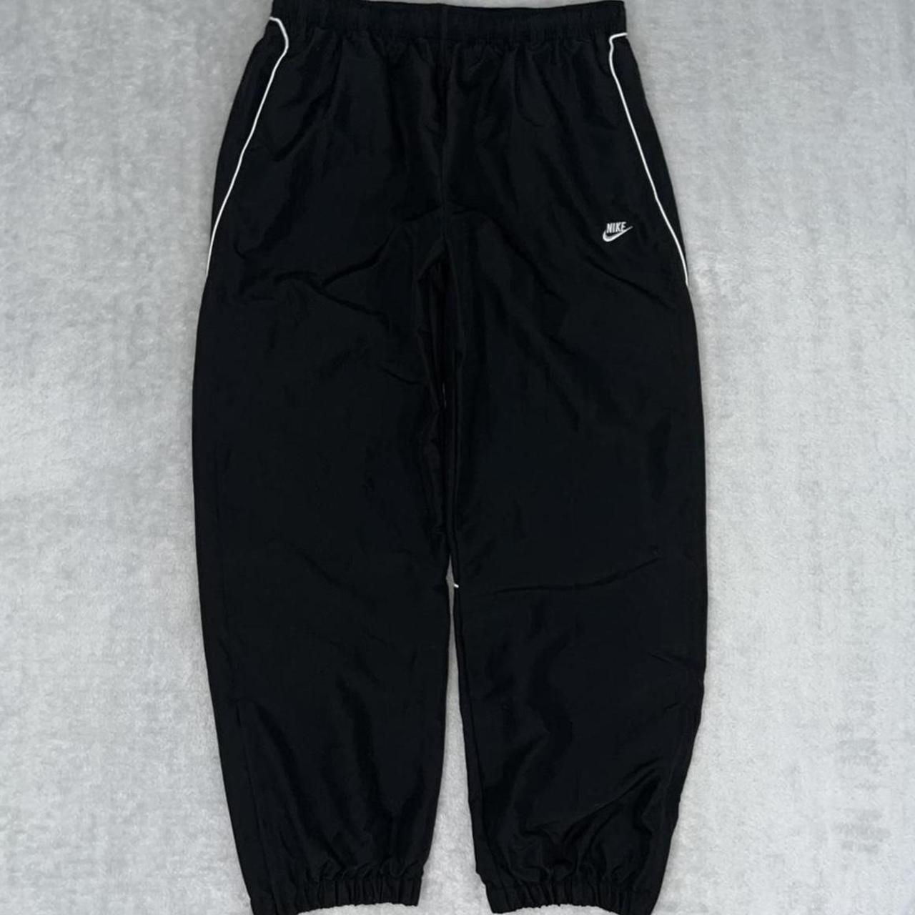 Vintage 00s Nike Baggy Tracksuit bottoms Baggy Fit... - Depop