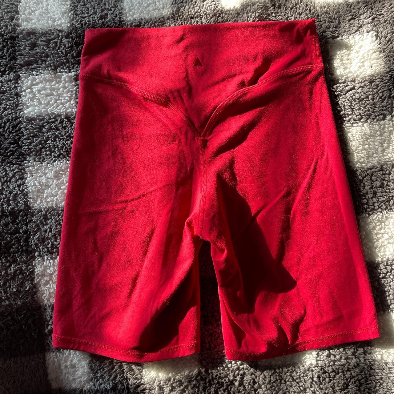 Balance athletica biker shorts- ruby Size s - Depop