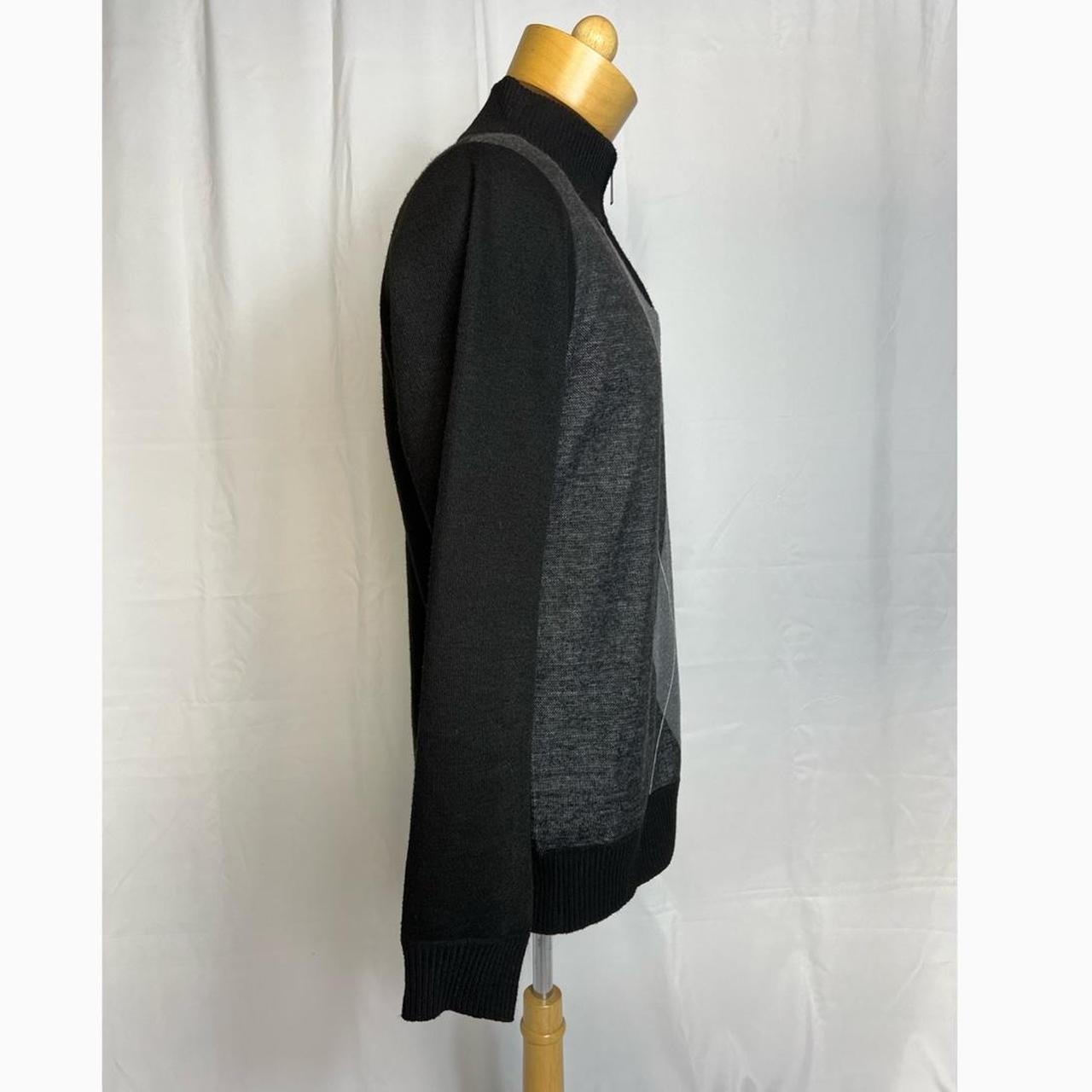 Studio by Omega 1/4 pullover knitted sweater. Dark... - Depop