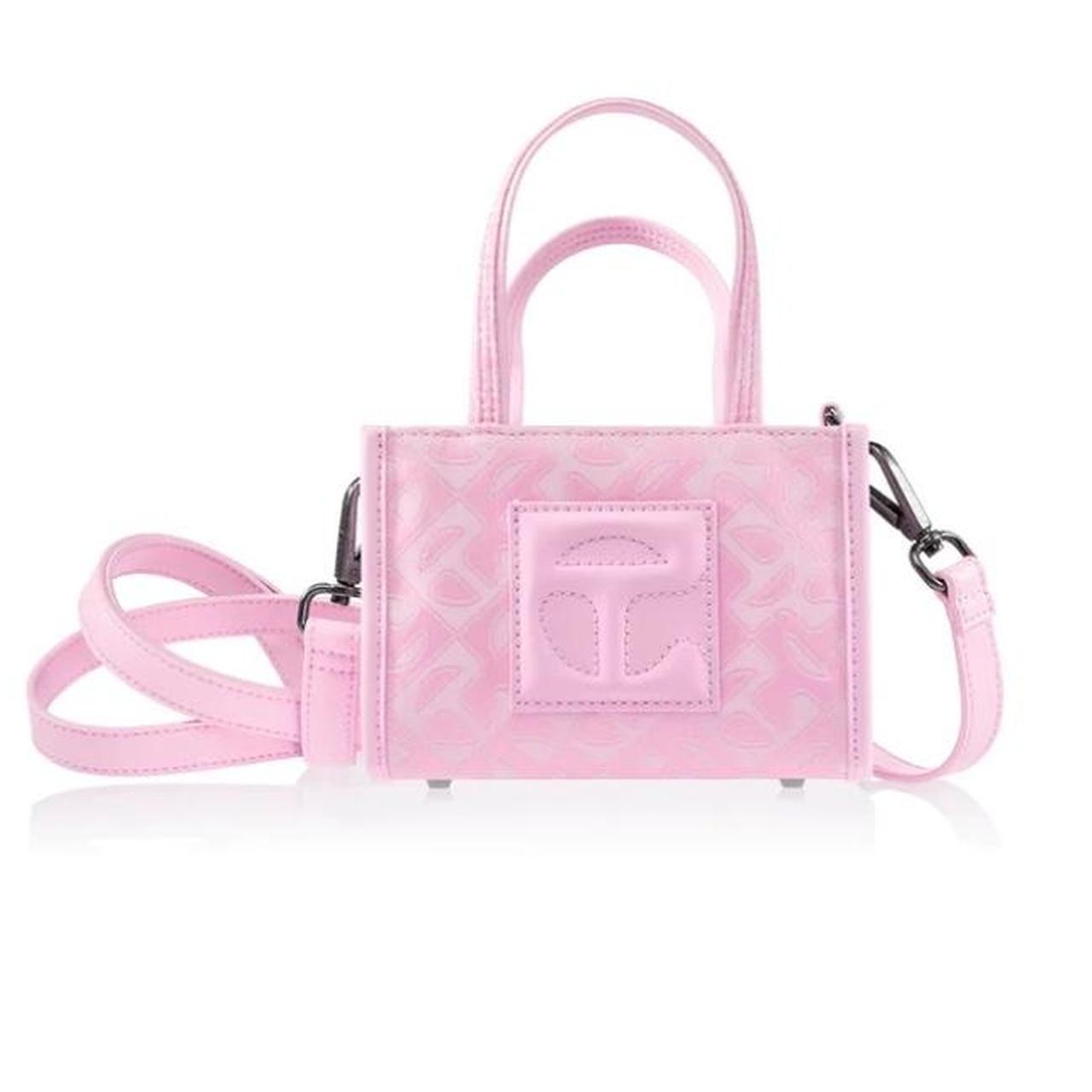 bubble gum pink telfar monogram - Depop