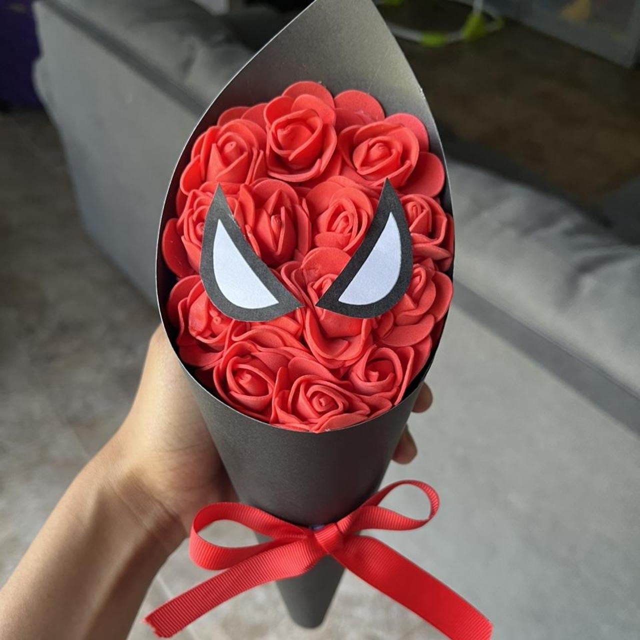 Adorable spider-man bouquet, ships within 1-2 days... - Depop