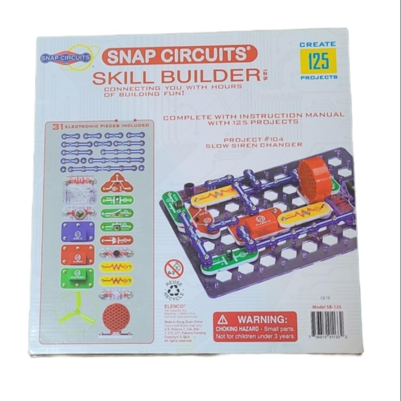 Snap Circuits Skill Builder 125 Projects List Depop