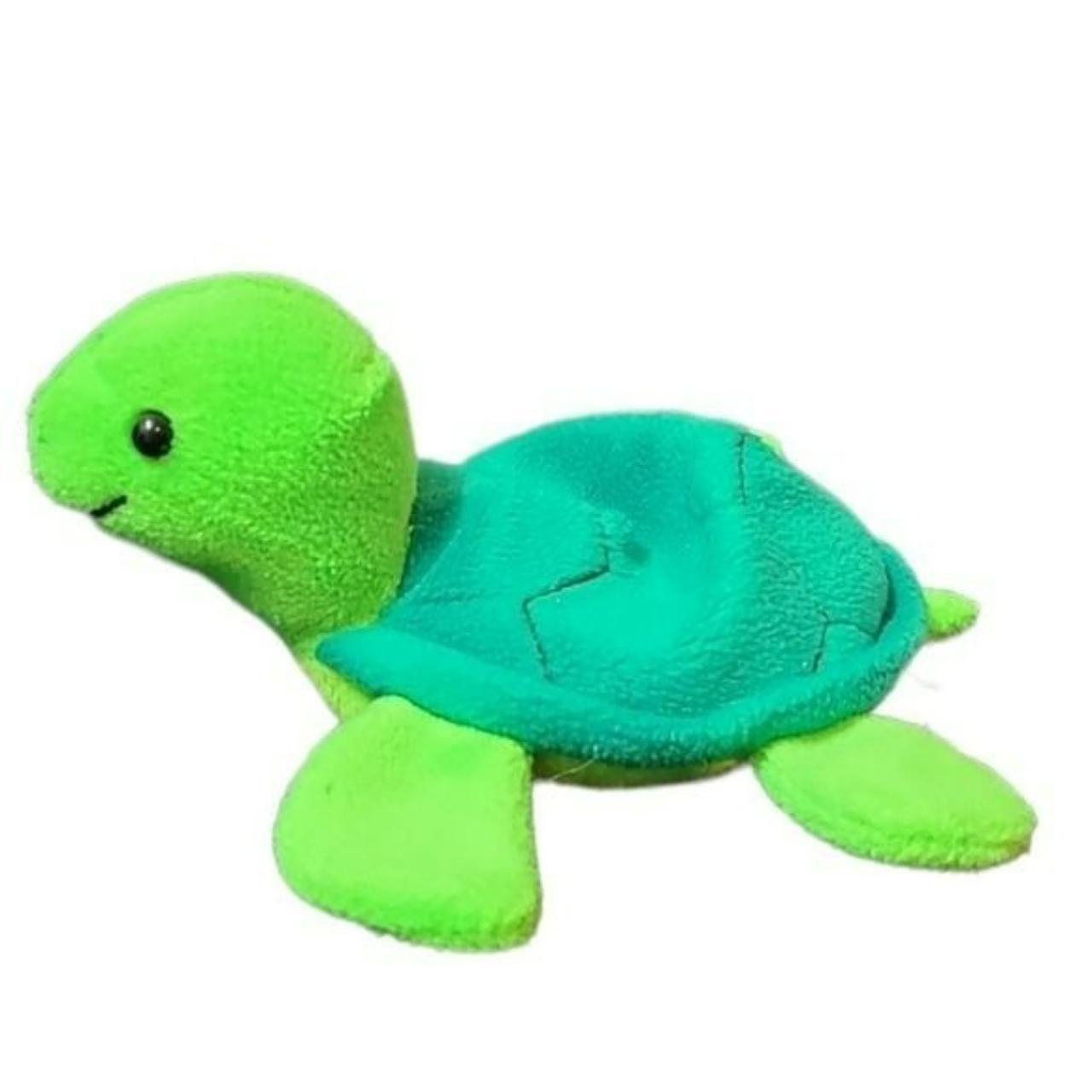 Turtle miniature beanie plush- excellent... - Depop