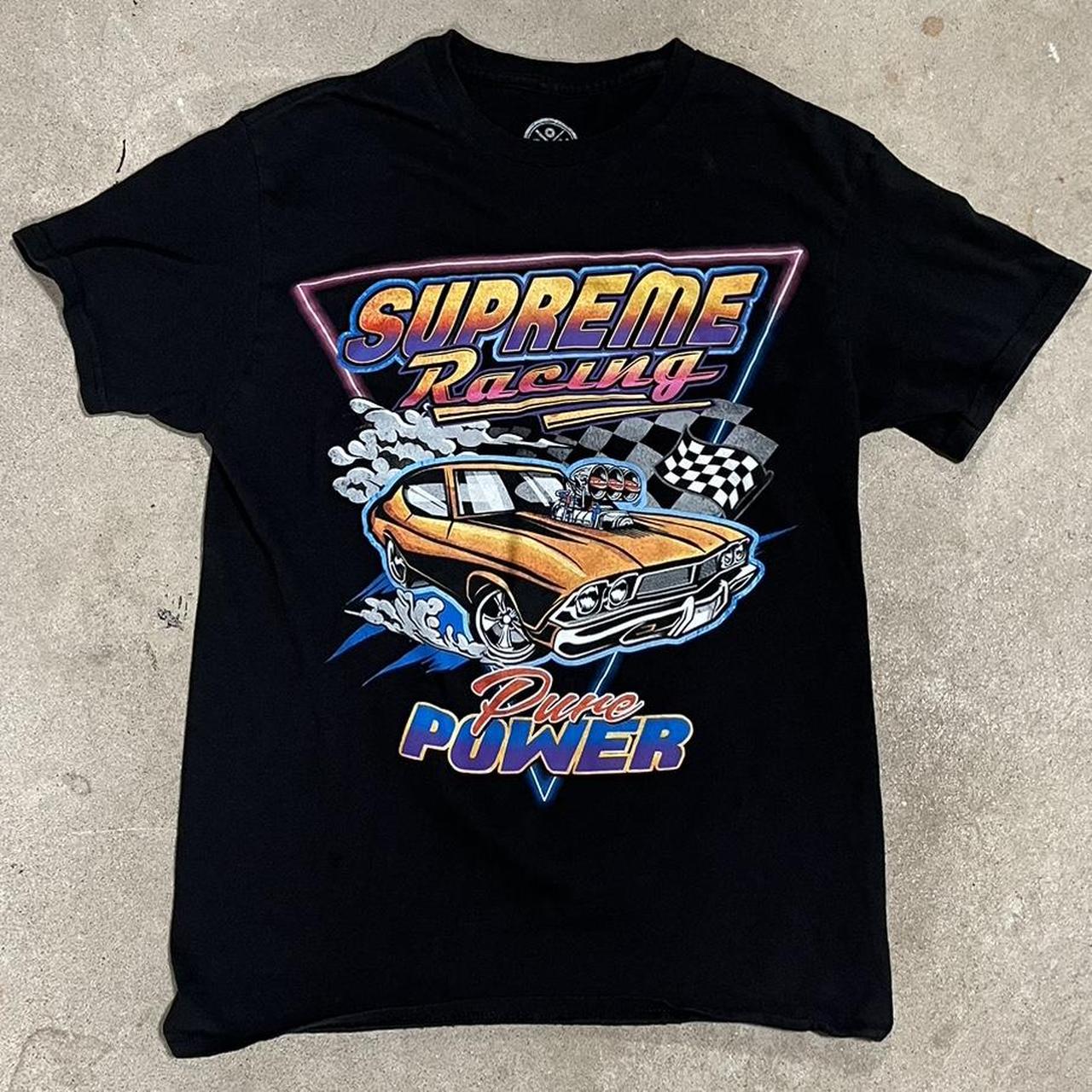 Crazy Vintage Supreme Racing Shirt Excellent... - Depop