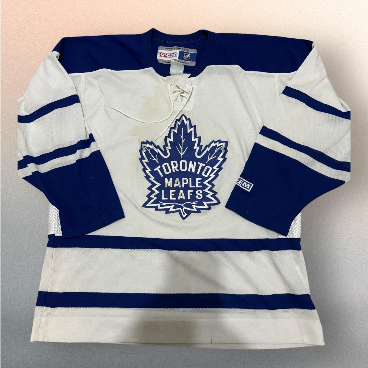 Toronto Maple Leafs NHL Ice Hockey Jersey CCM Mens... - Depop