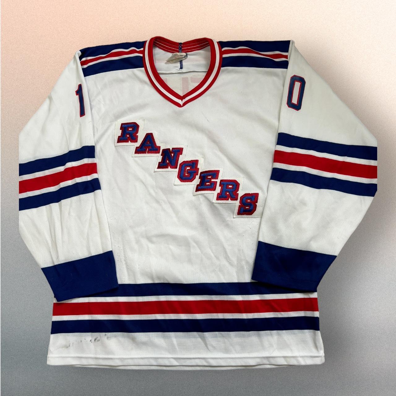 New York Rangers Vintage 1983 Lafleur 10 NHL Hockey... - Depop