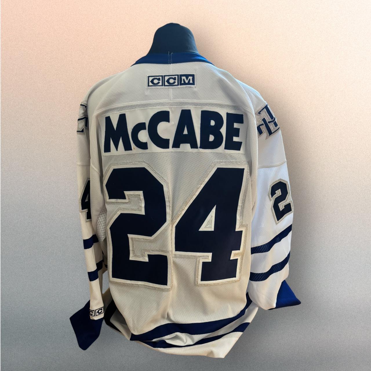 Toronto Maple Leafs NHL Jersey McCabe CCM Size Large - Depop