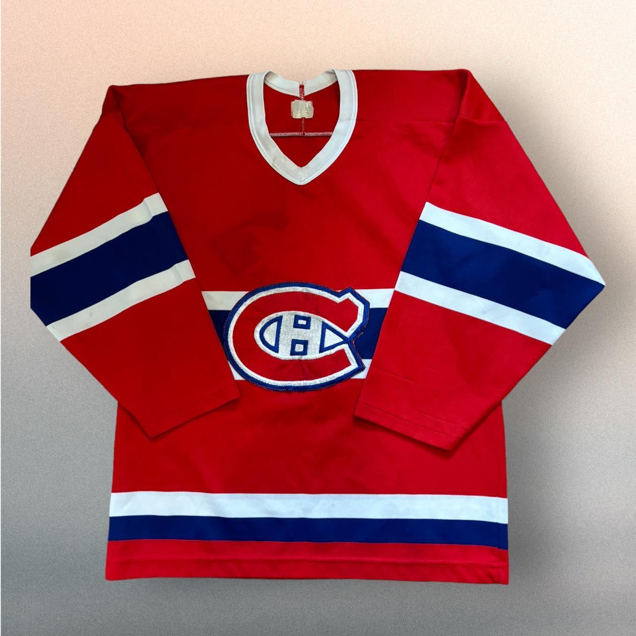 Montreal Canadiens NHL Vintage Ice Hockey Jersey... - Depop