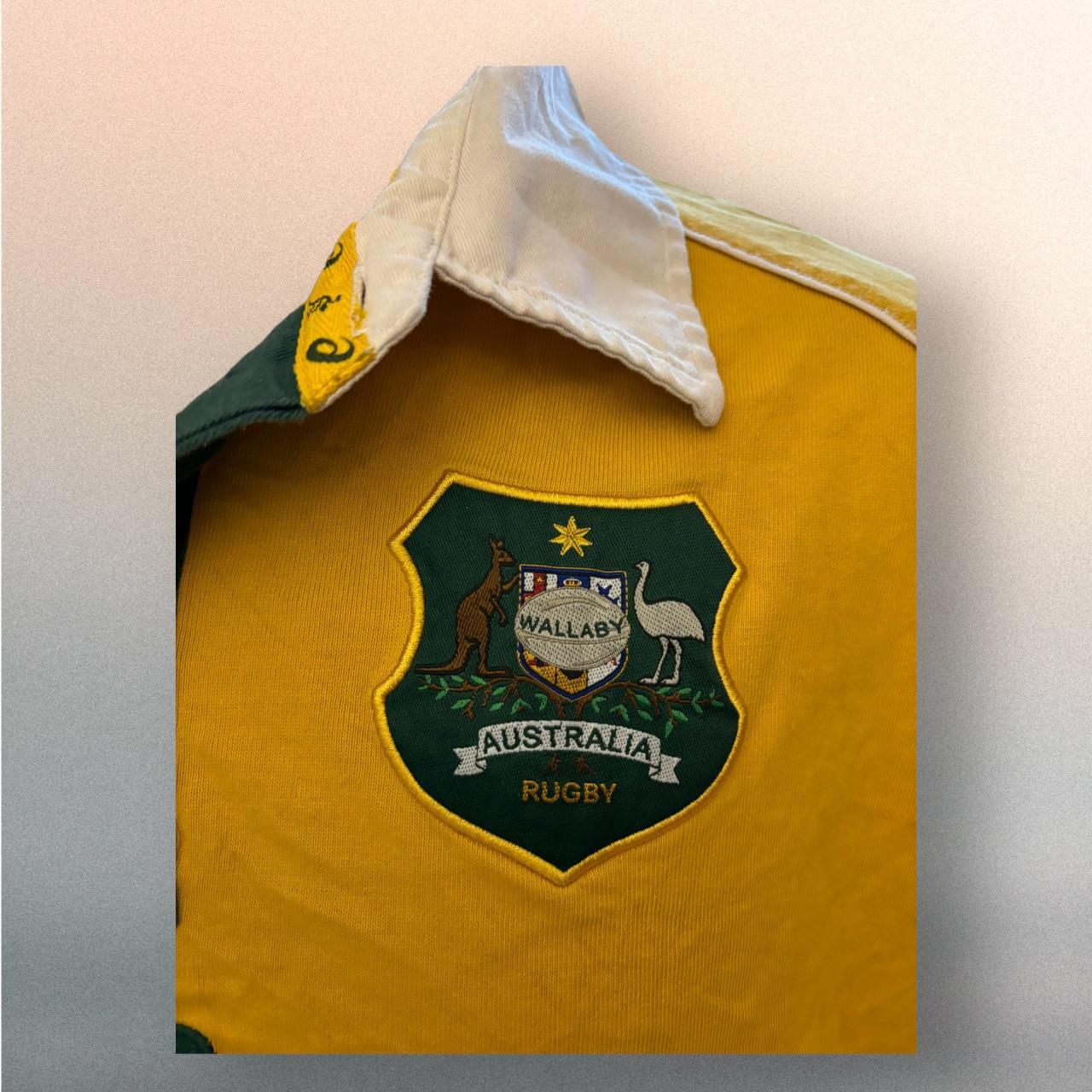 Australia Rugby Union Shirt 2015 Asics Mens size 4XL... - Depop