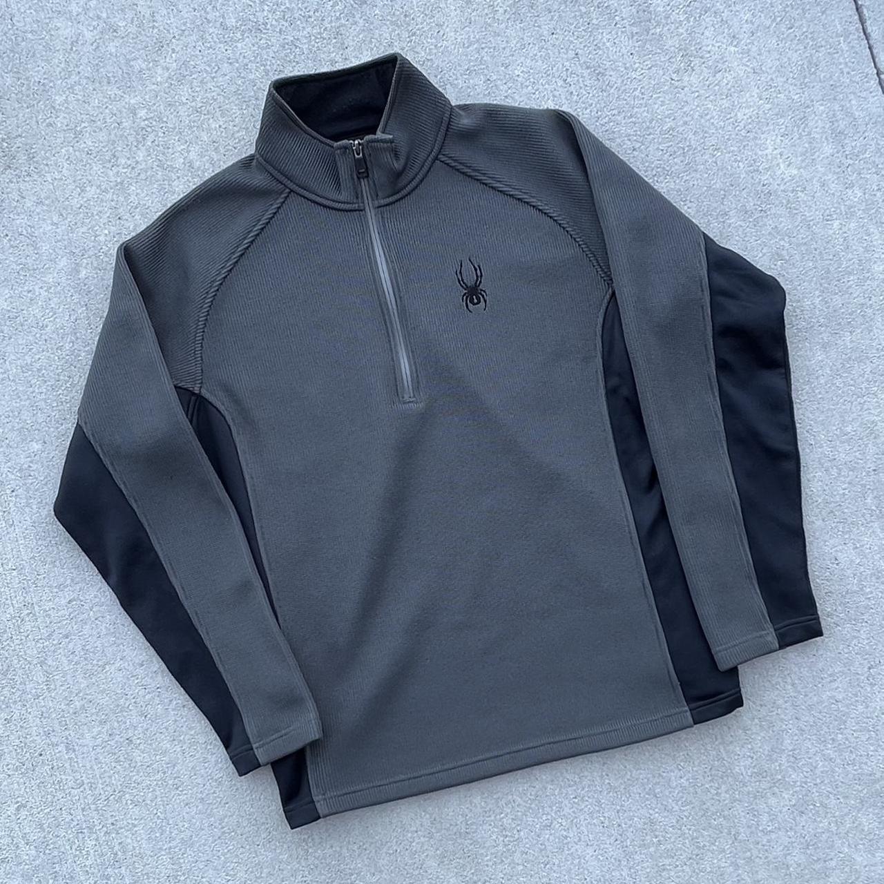 Super Sick Y2K Spyder Half-Zip Jacket Tagged Size XL... - Depop