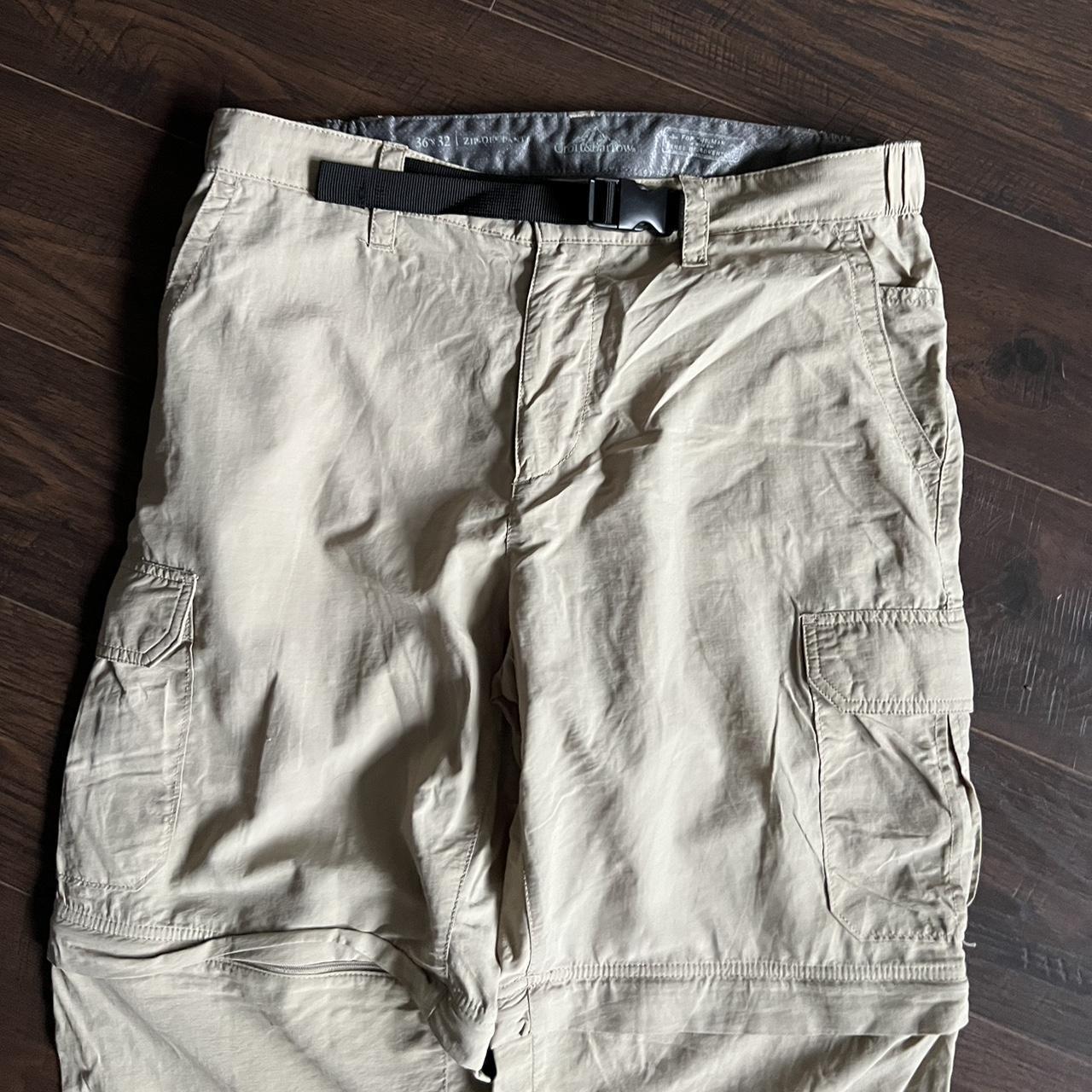 Earth tone light weight cargo pants perfect for your... - Depop