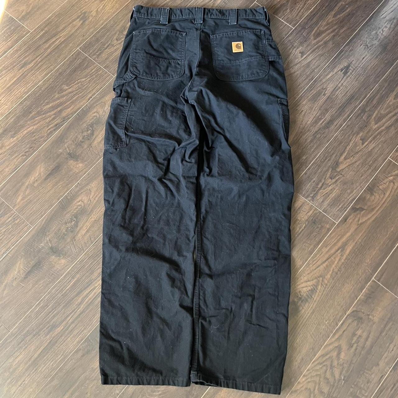 Black carhartt pants Fit 32x32 - Depop