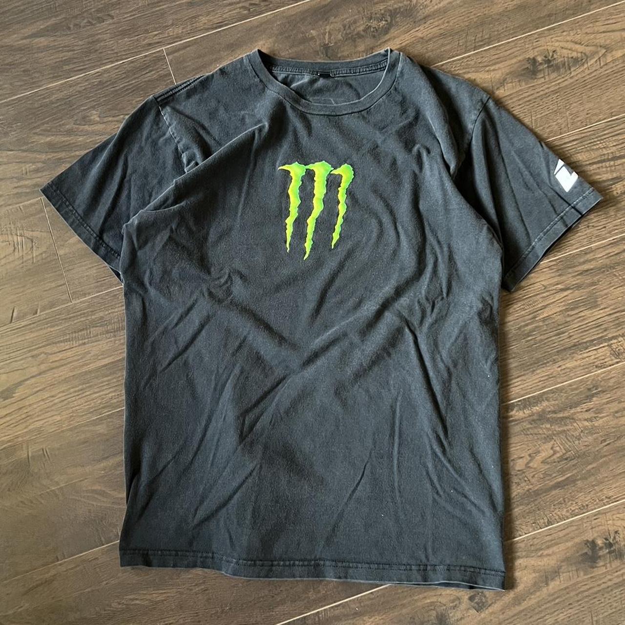 Monster energy t-shirt Tagged size Large 21x28.5 - Depop