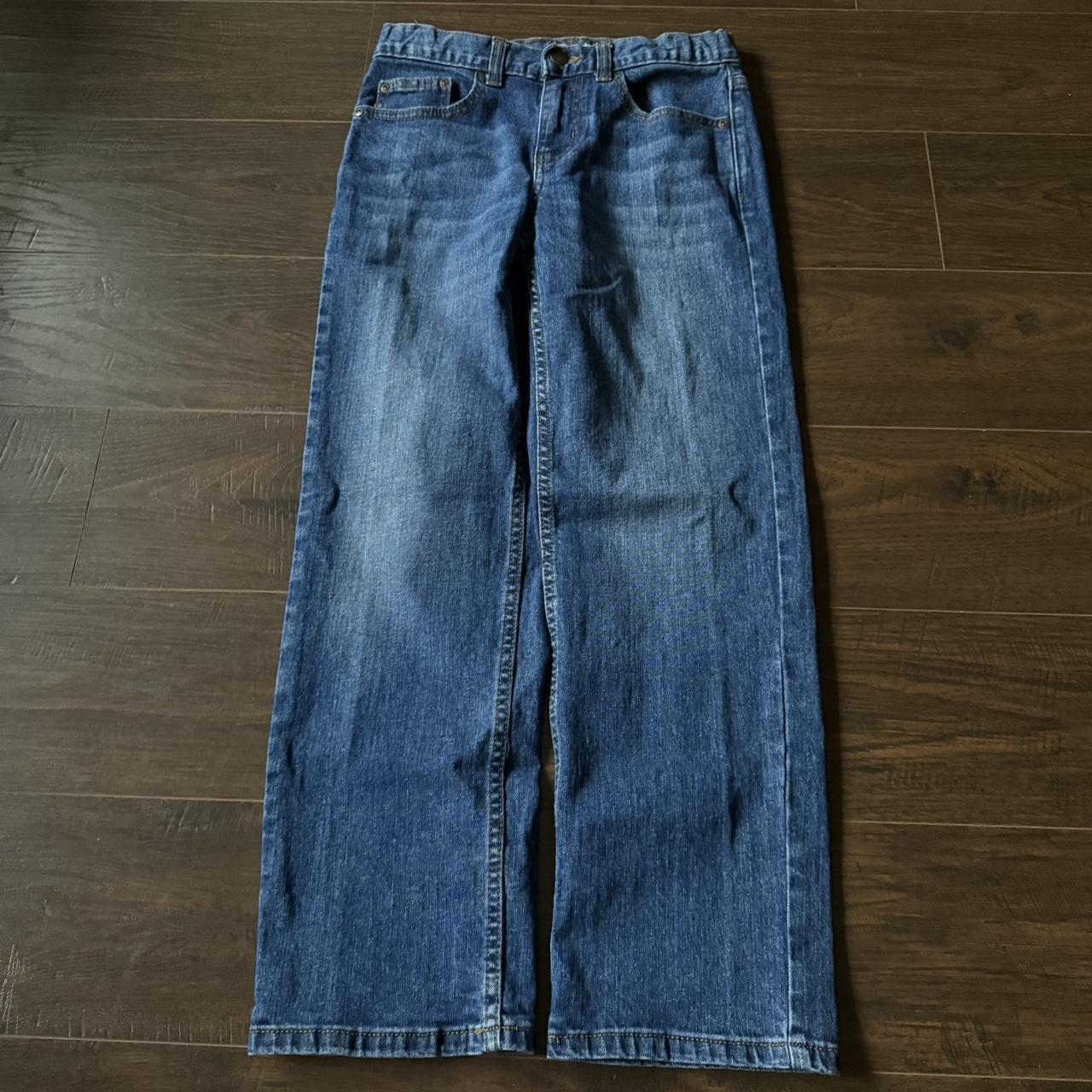 Jeans 26” waist 26” inseam 7” leg opening #jeans... | Depop