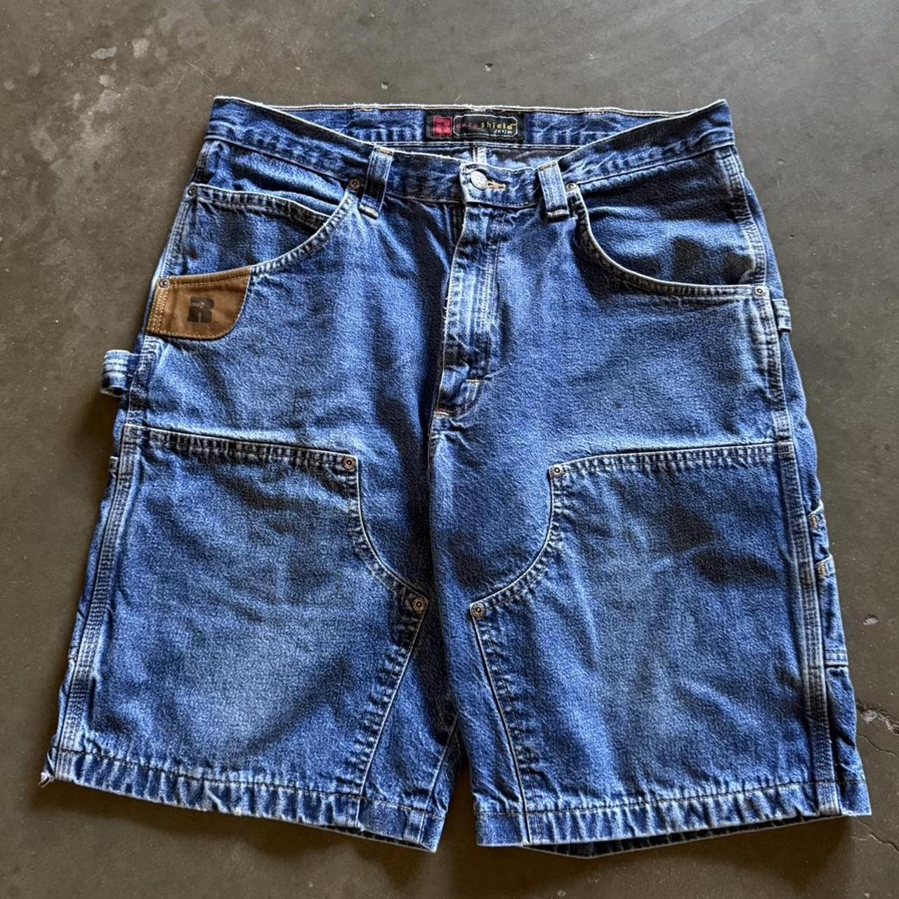 Double knee jorts 34” waist 10.5” inseam 22”... | Depop