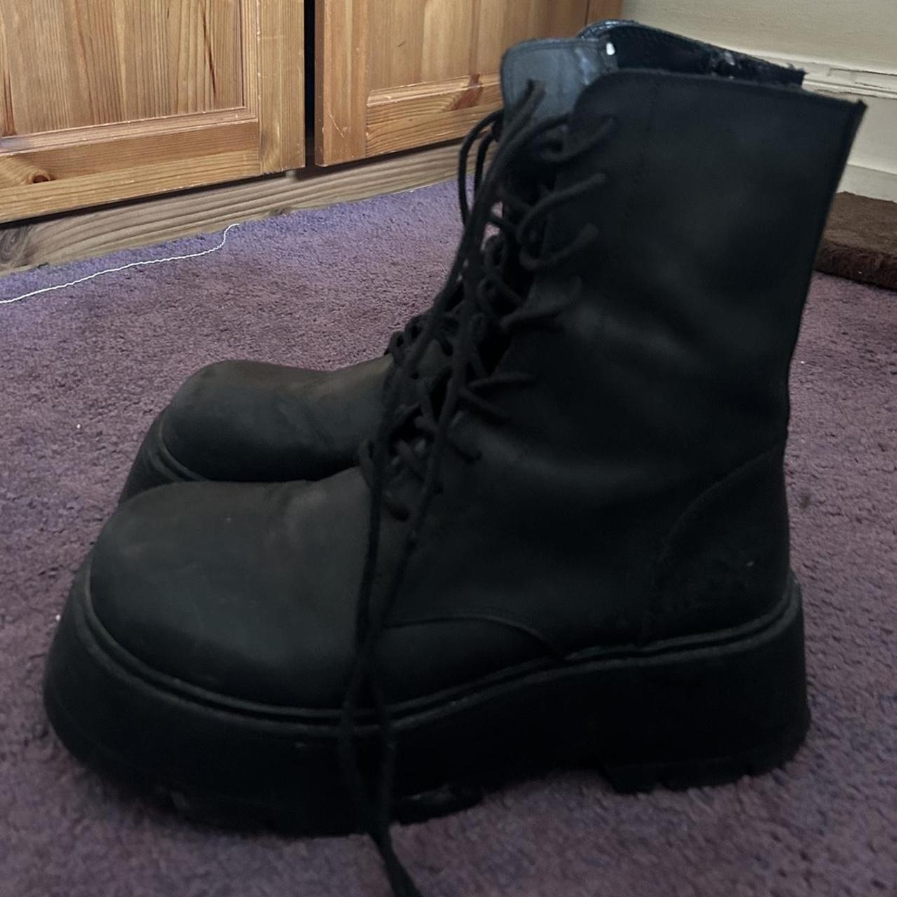 Photos of the unif aux boots @duskrose_ - Depop