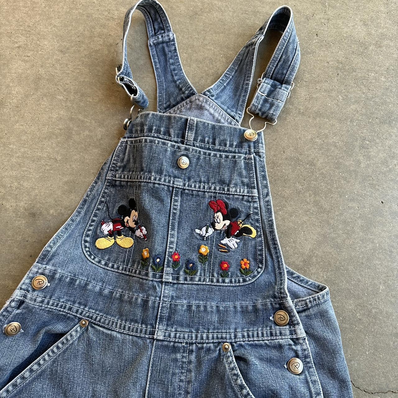 Disney overalls Size: Extra Small Condition: 7/10... - Depop
