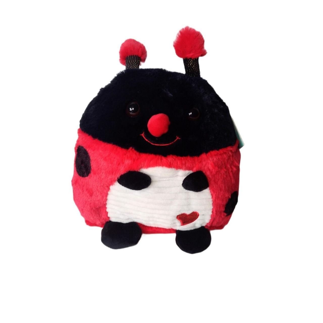 Hug Me Ladybug Stuffed Animal Plush Glitter Heart... - Depop