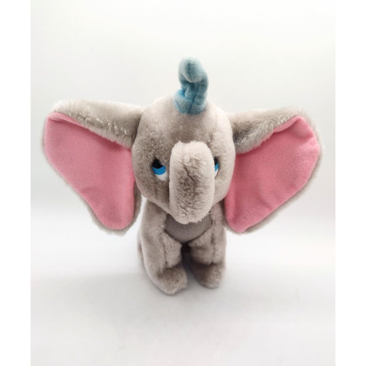 Vintage Disney Dumbo Stuffed Animal Plush 8in Gray... - Depop