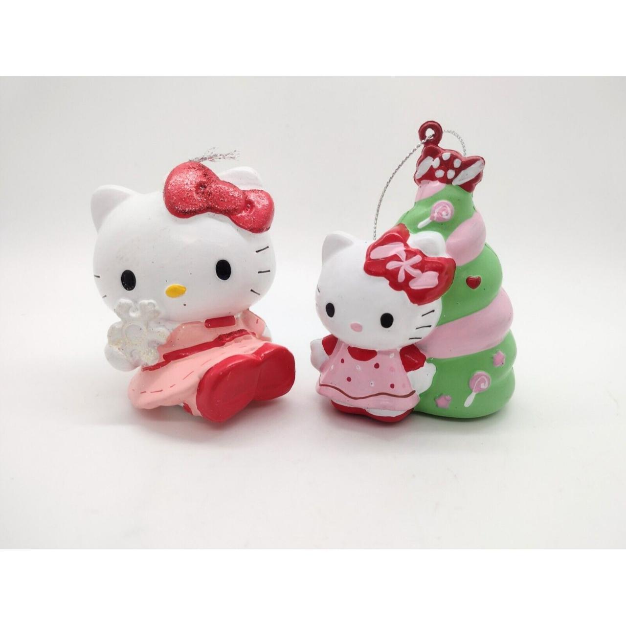 2 San Rio Hello Kitty Christmas Ornaments Snowflake... - Depop