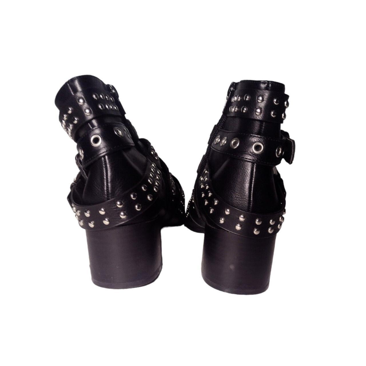 Fergalicious by Fergie Isolation Studded Ankle Boots... - Depop