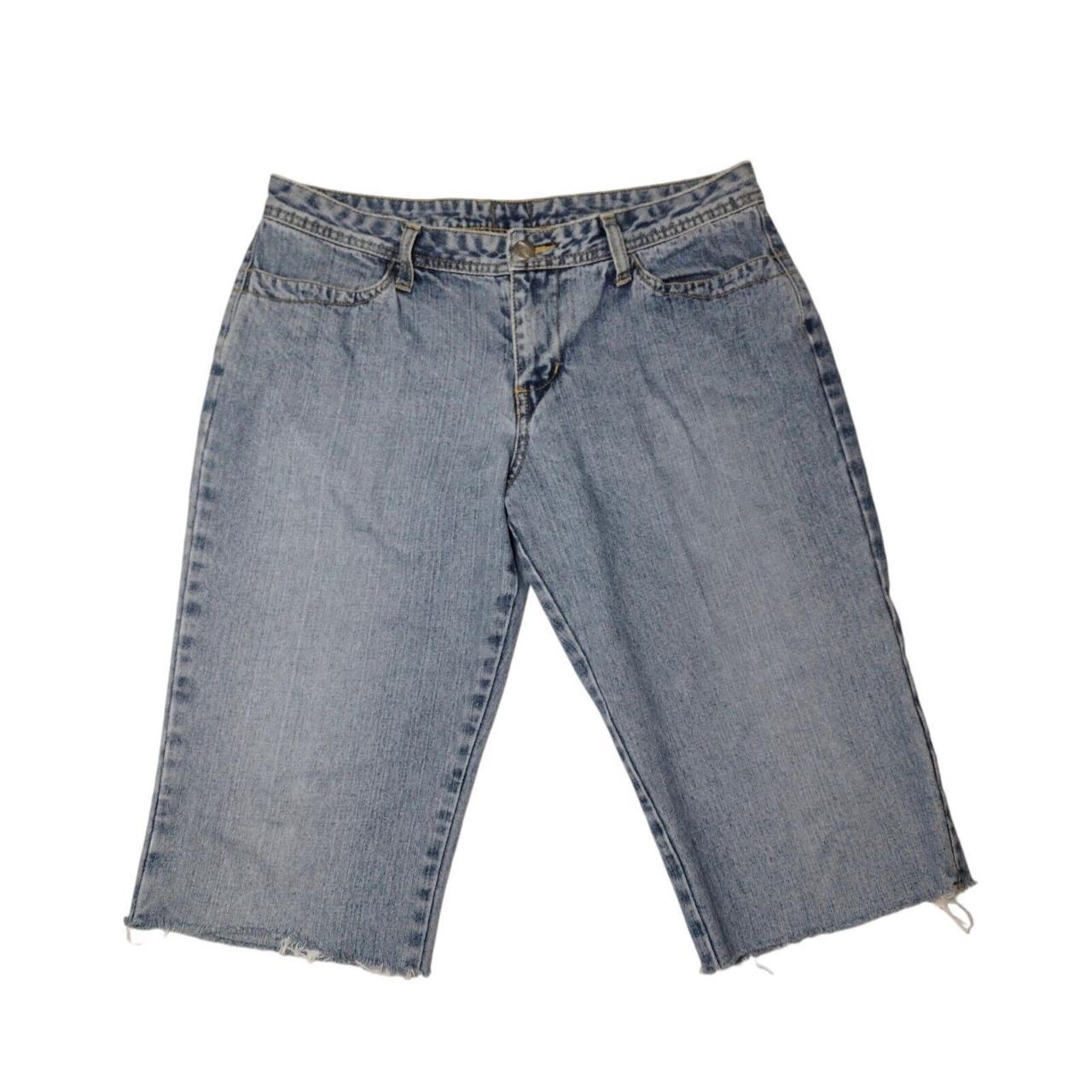 Vintage 90s Bongo Cut Off Bermuda Shorts Size 9... - Depop