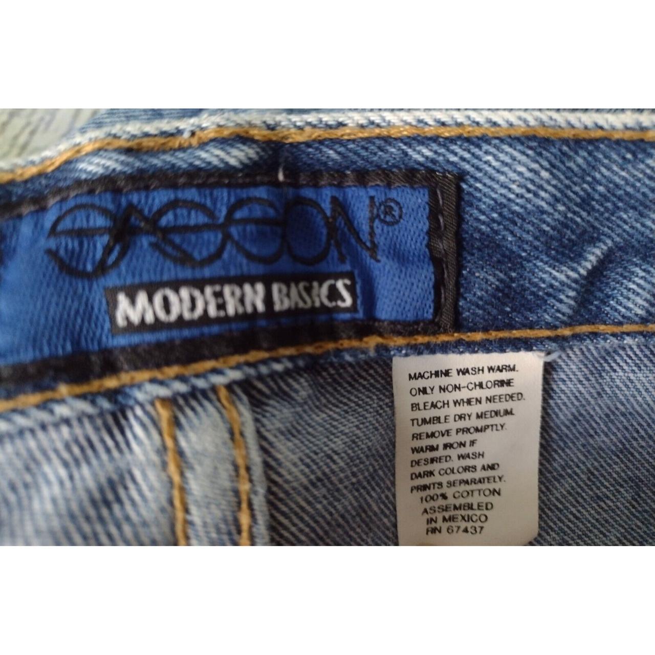 Vintage Sasson Acid Washed Tapered Mom Jeans Size 16... - Depop