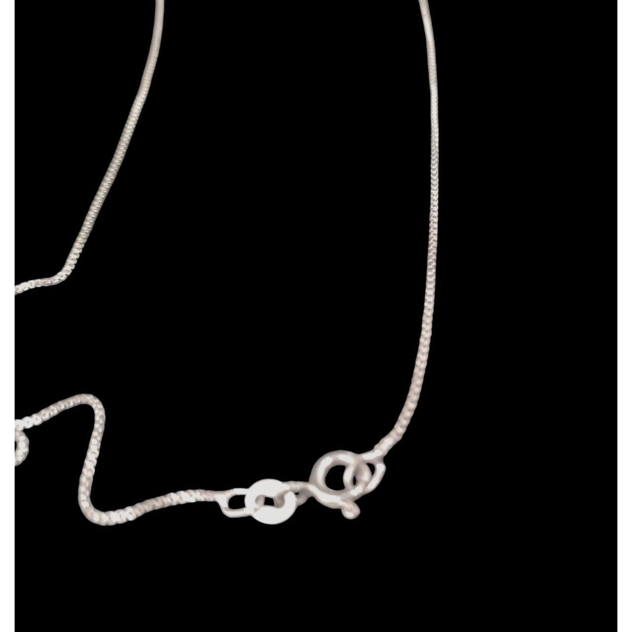 Vintage PC Signed 925 Italy Silver Chain Necklace 18... - Depop