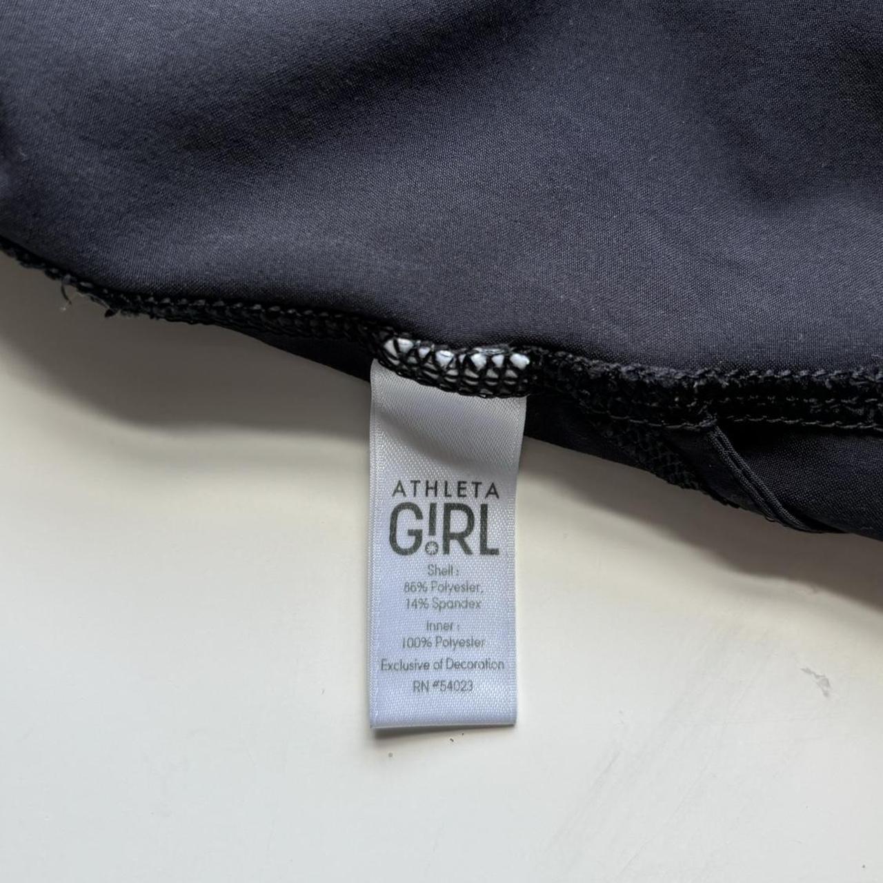 Athleta Girl black sport shorts. Size 12-14. Barely... - Depop